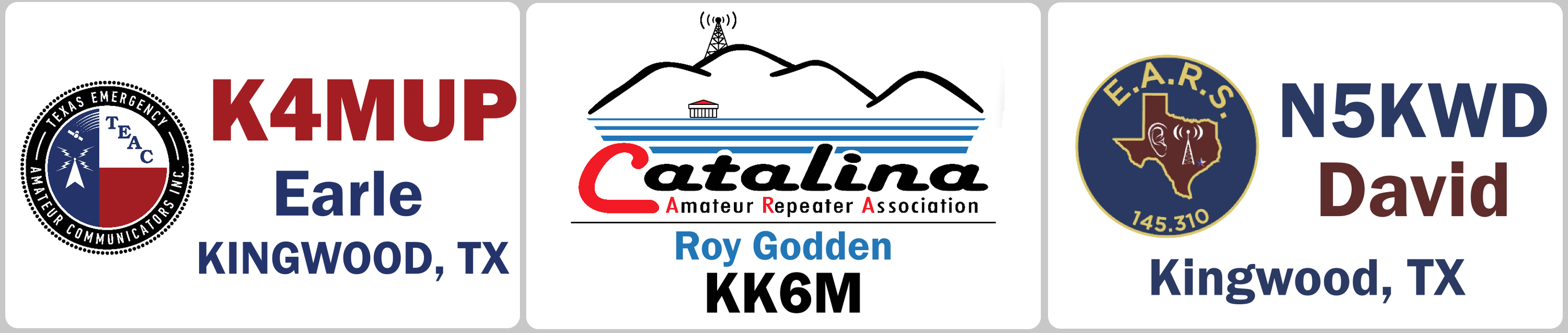 Ham Radio Club Discount Name Badge Program – Houston Ham Radio Supply