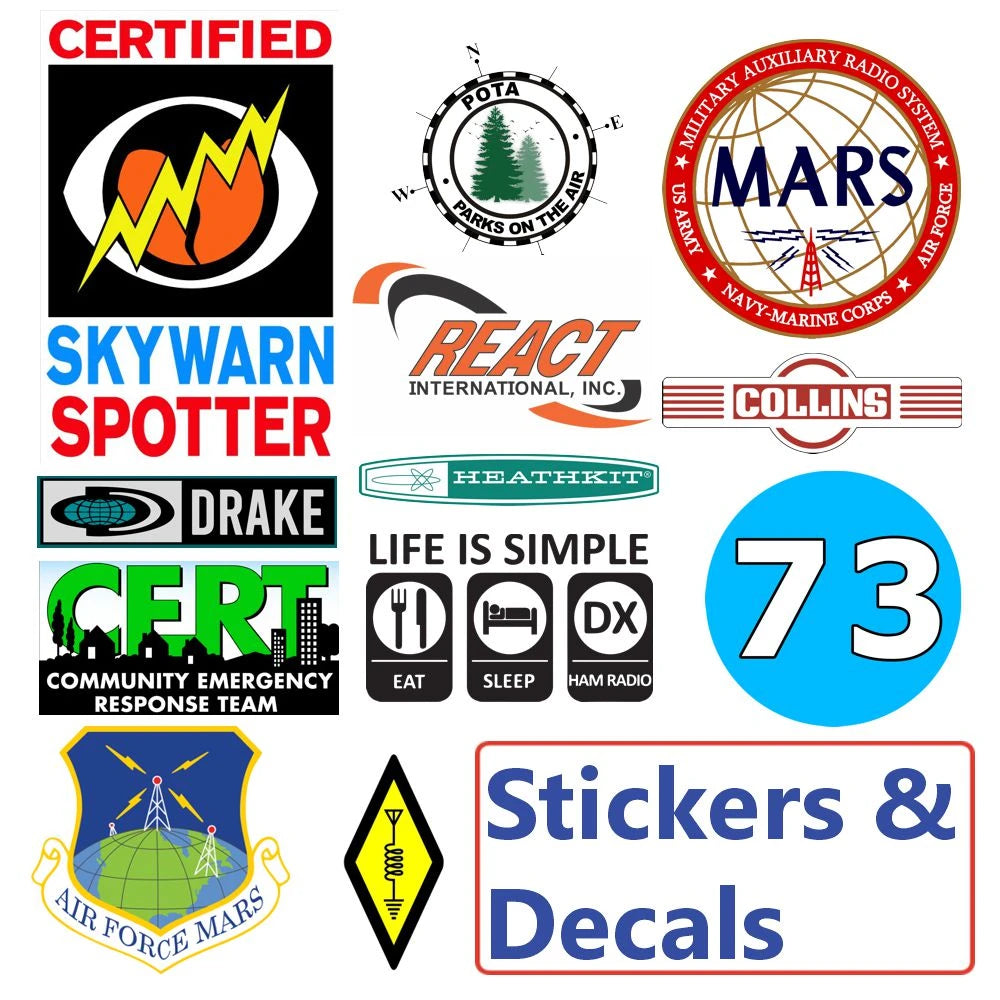 Stickers and Decals – Houston Ham Radio Supply